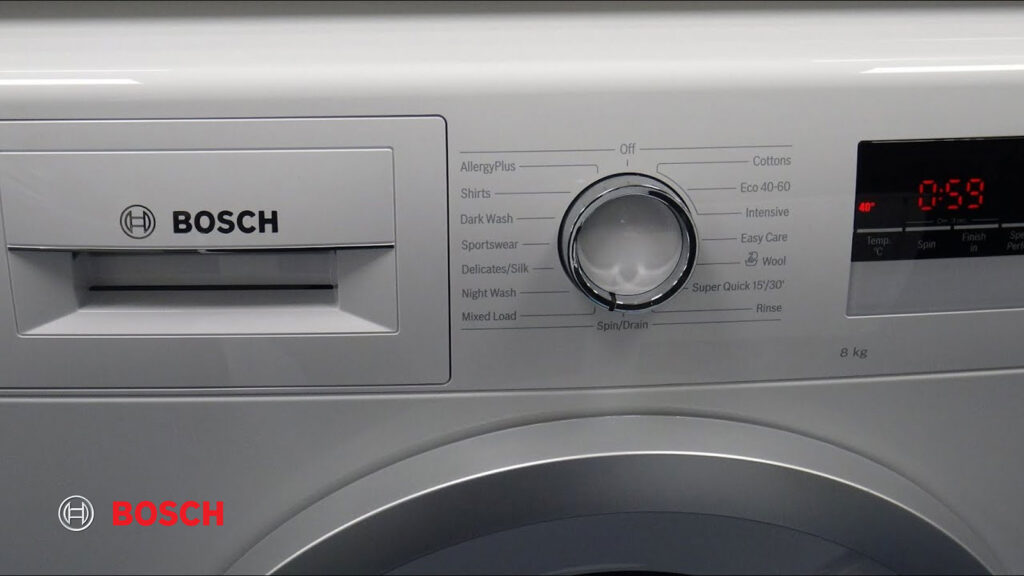آموزش برنامه های ماشین لباسشویی بوش + معنی برخی دکمه های آن - نمایندگی ...